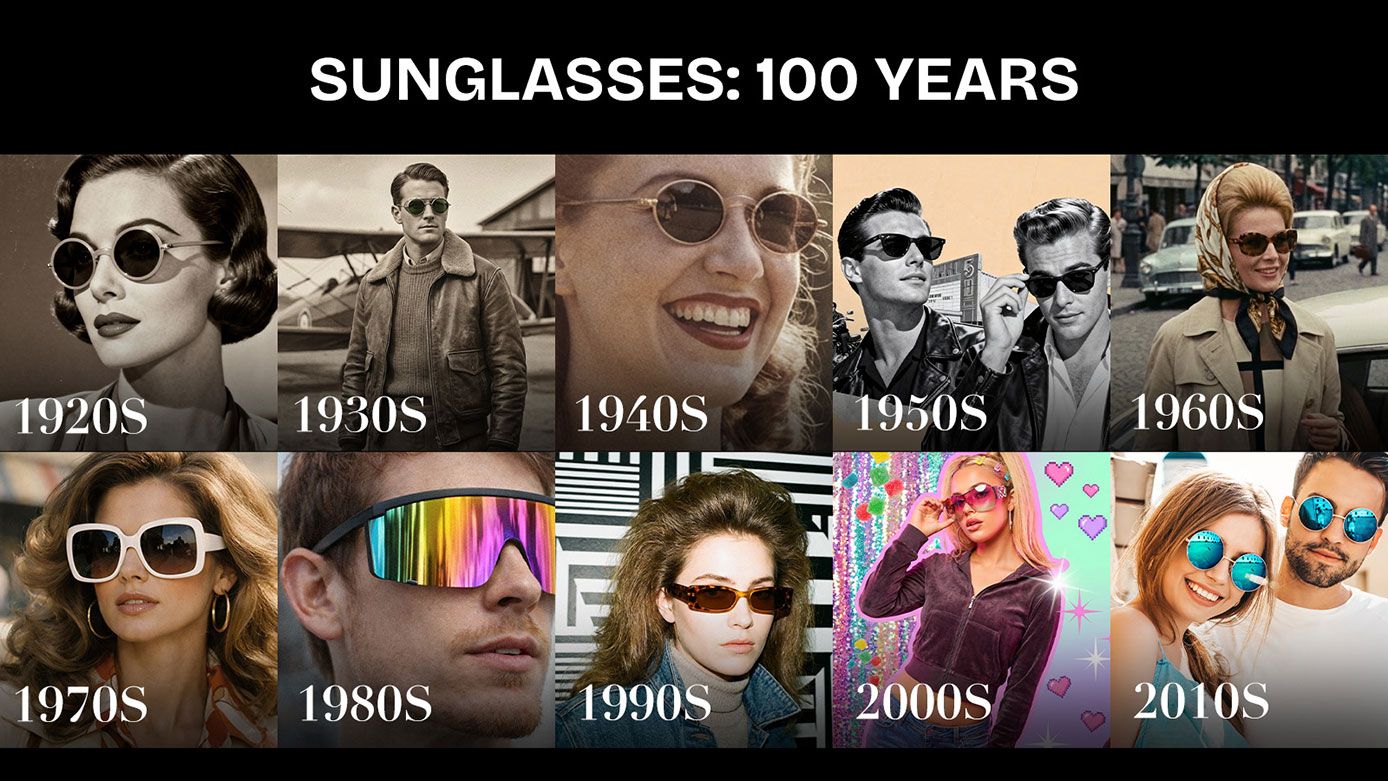 2010s Sunglasses: Vintage Styles & Mirrored Lenses