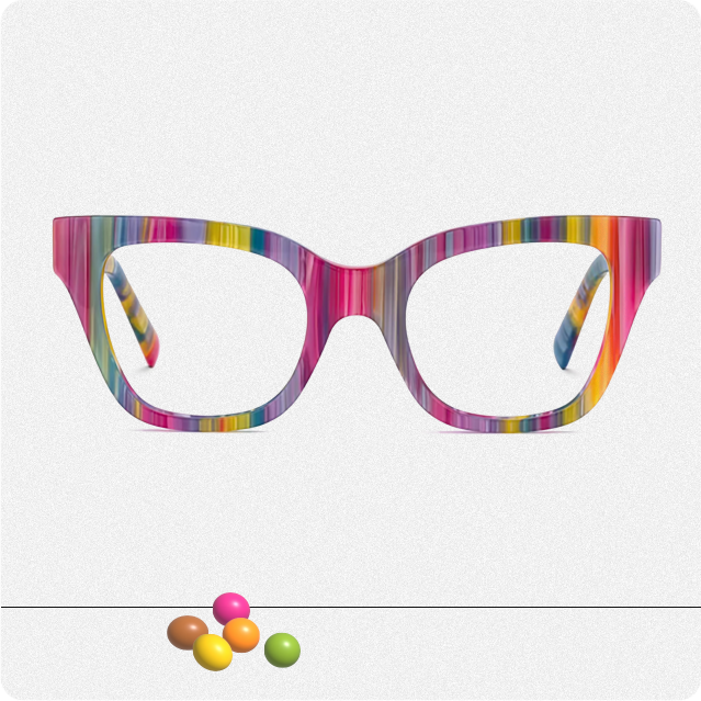 Candy Glasses, Vibrant Candy Eyeglasses | ZEELOOL