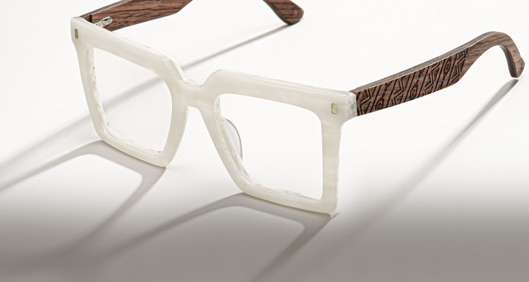 White Frame Glasses, Transparent White Eyeglasses
