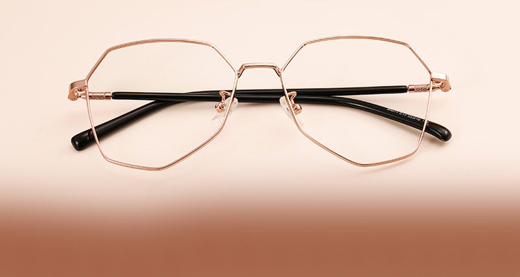 Rose Gold Glasses for Women and Men Online | ZEELOOL