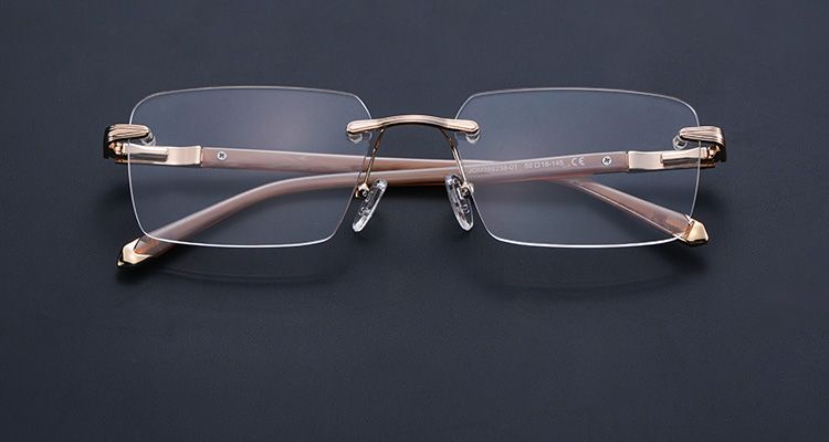 Rimless Glasses, Frameless Prescription Eyeglasses