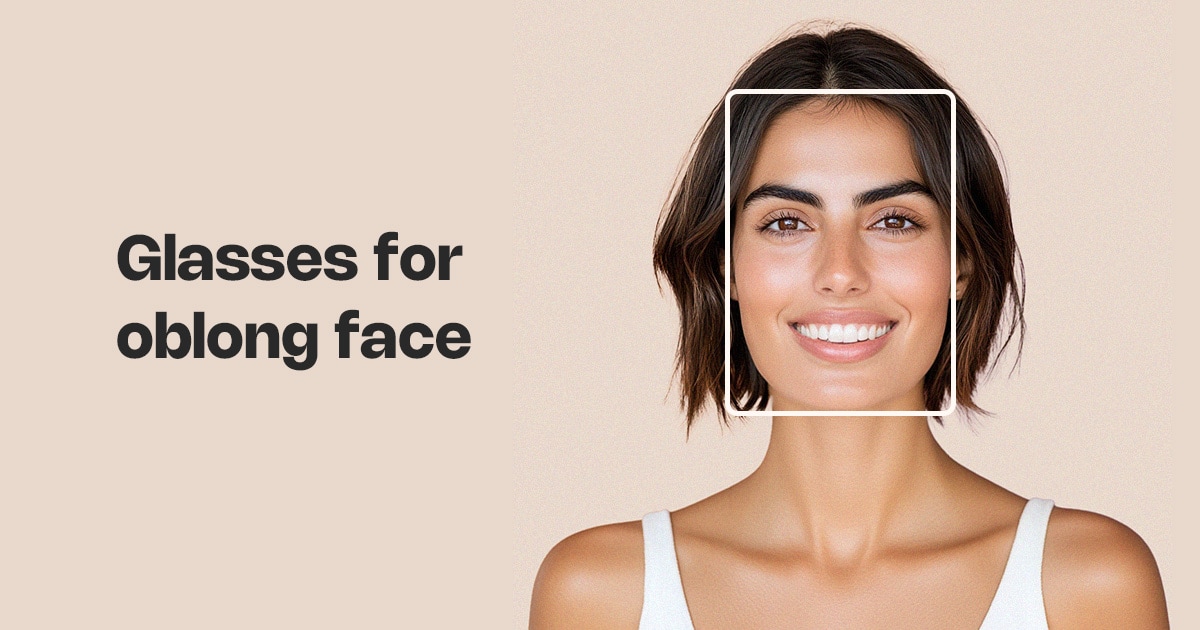 Oblong Face Shape Glasses, Eyeglasses for Oblong Face