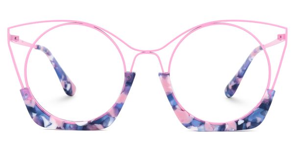 Barbara Glasses in Fondant Pink Camo Eyeglass Frames