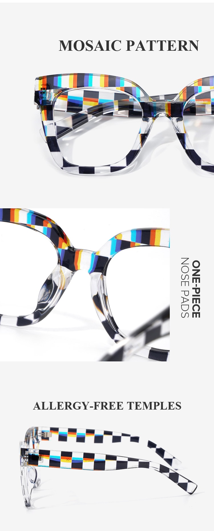 Malcolm Thick Frame Square Eyeglasses -Zeelool Optical