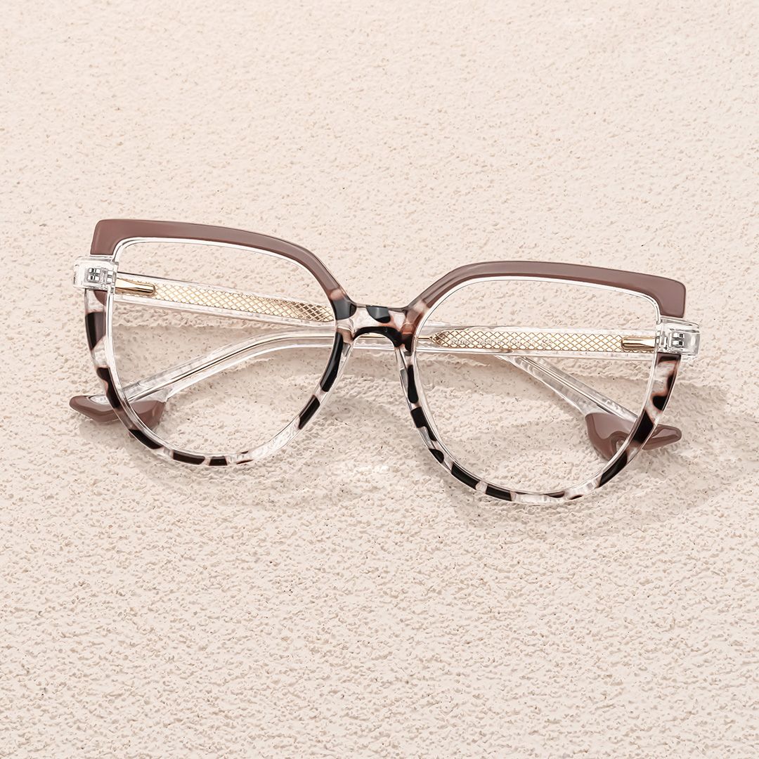Noguet Cateye Two-Tone Glasses