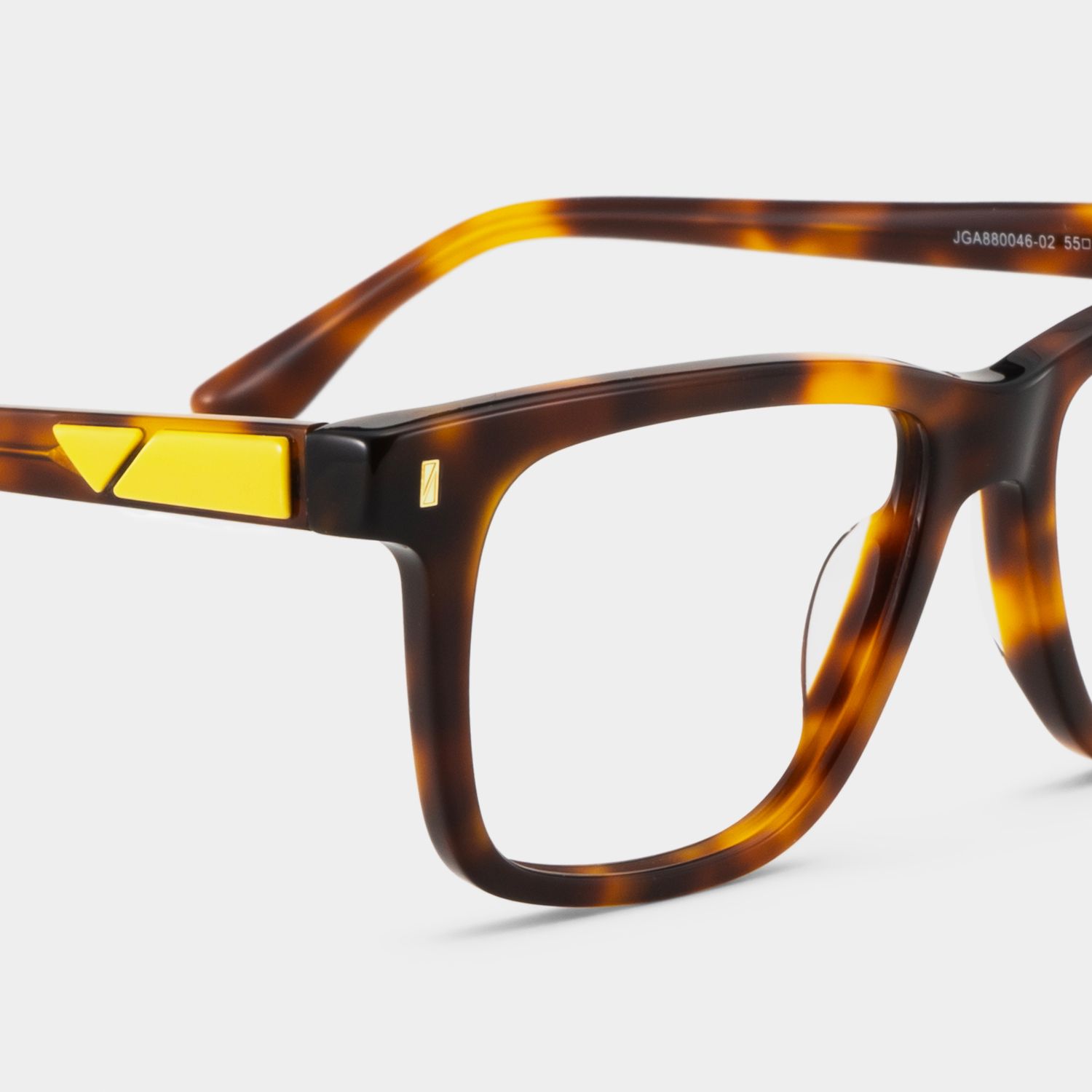 Rectangle Tortoise Eyeglasses- Travis Acetate Frame Glasses
