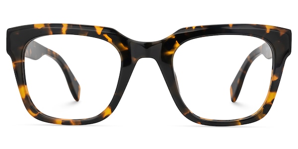 Schealer Square Classic Retro Tortoise Shell Glasses