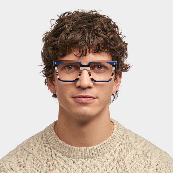 Laguer Rectangle Specs Frame For Men | Zeelool