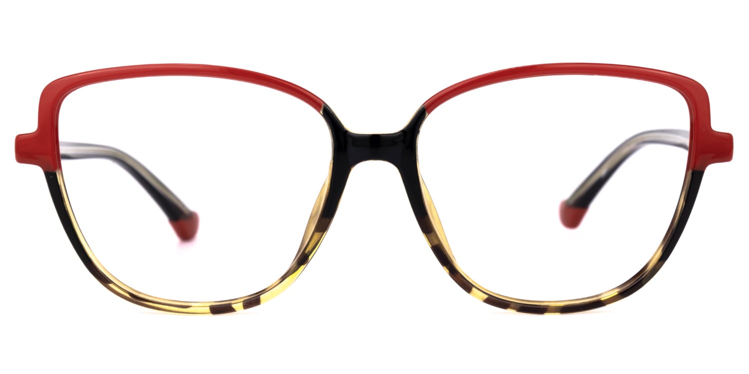 Luker Round Red Glasses