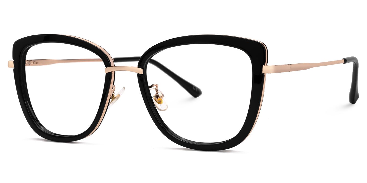 Black Kaye Cateye Frame Eyeglasses | Zeelool