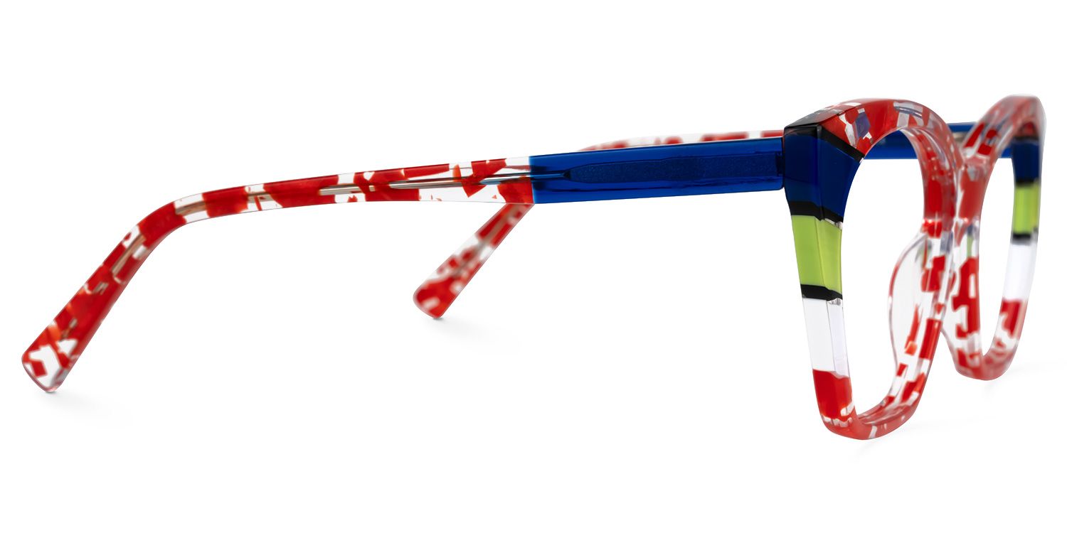 Cateye Virden Red Glasses deals -Zeelool Glasses