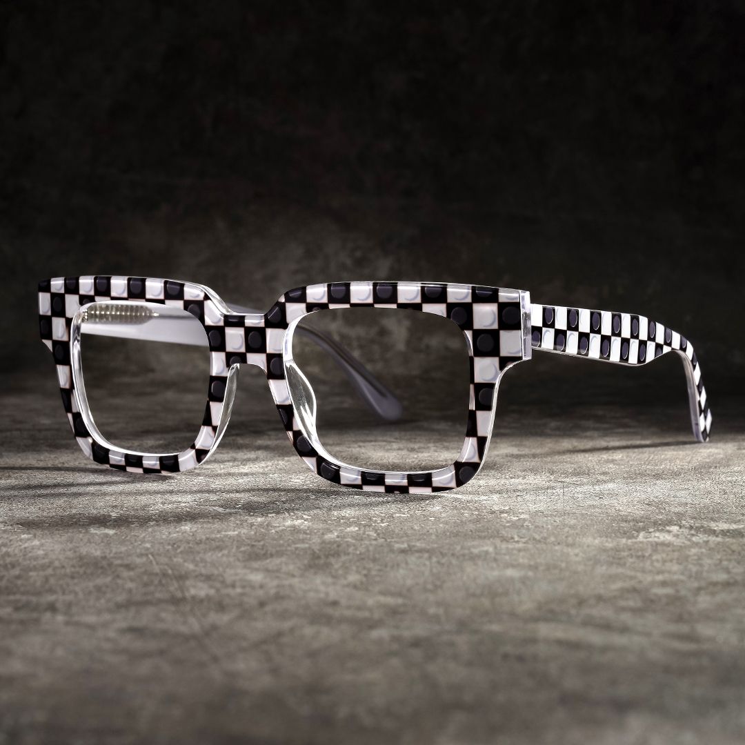 Boodoo Blue Light Blocking Glasses Rectangle Black Gray Glasses