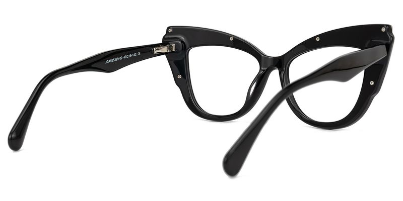 Dyson Cateye Black Glasses
