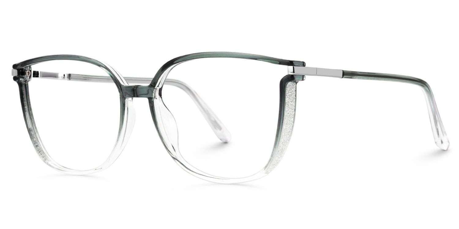 Rodz Blue Frame Glasses with Square Design | Zeelool Optical
