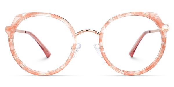 Modeste Round Pink Glasses