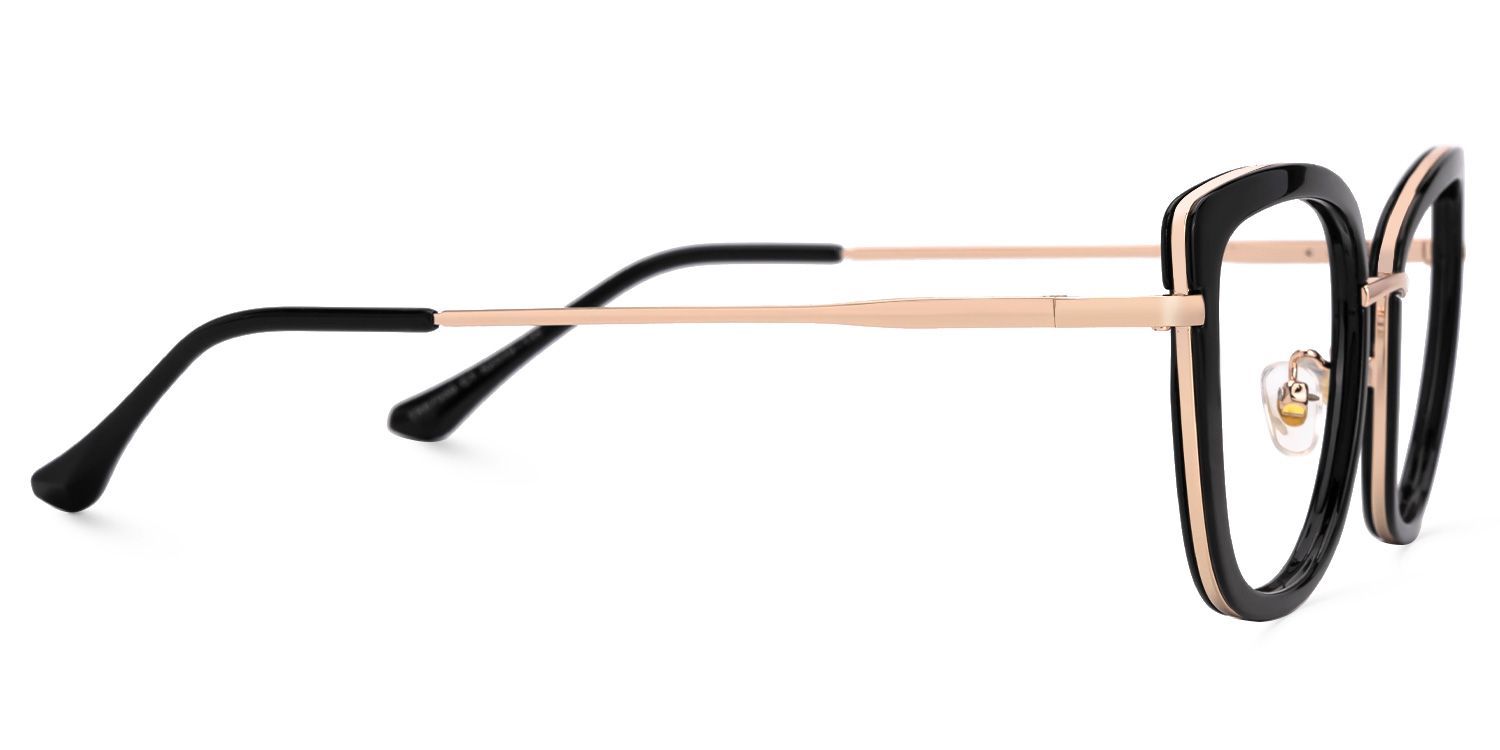 Black Kaye Cateye Frame Eyeglasses | Zeelool
