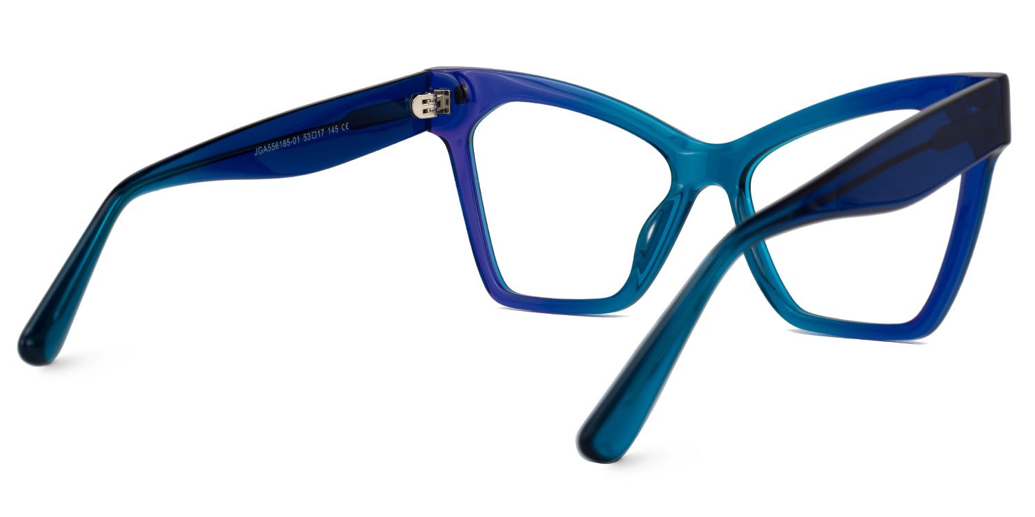 Senica Cateye Blue Glasses