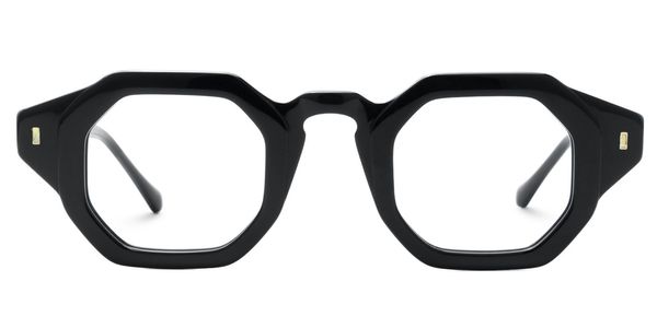 Buy Black Hexagon Shape Glasses Frames Online | Zeelool