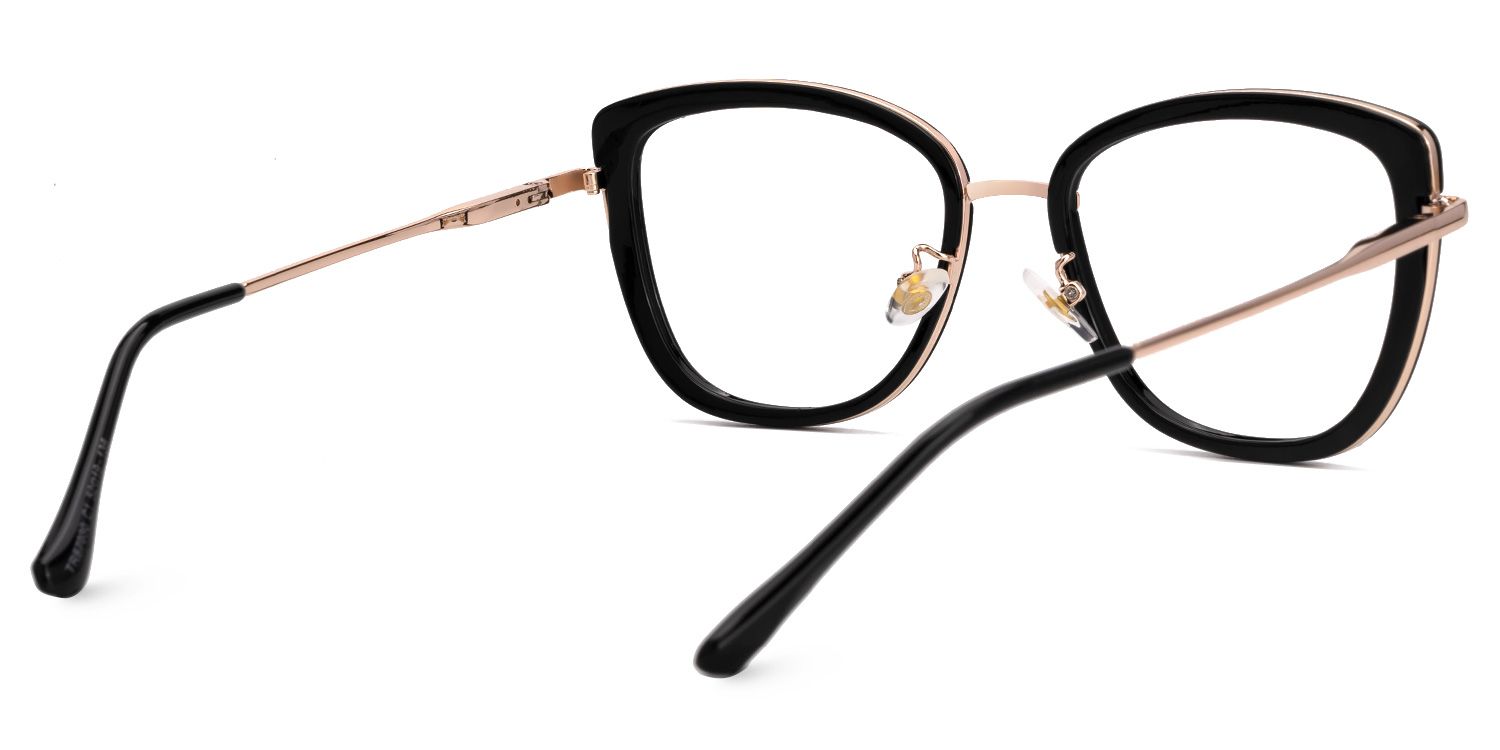 Black Kaye Cateye Frame Eyeglasses | Zeelool