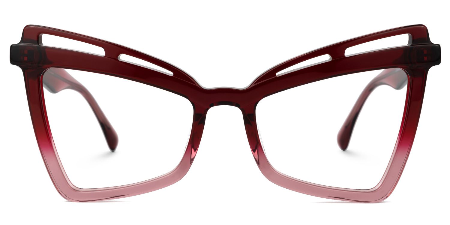 Seaborn Cateye Red Glasses