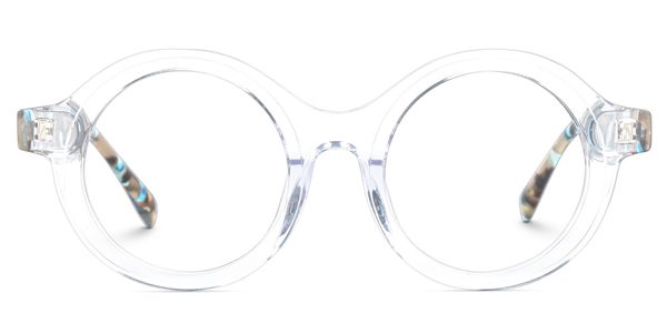 Round Henson Clear Glasses deals -Zeelool Glasses
