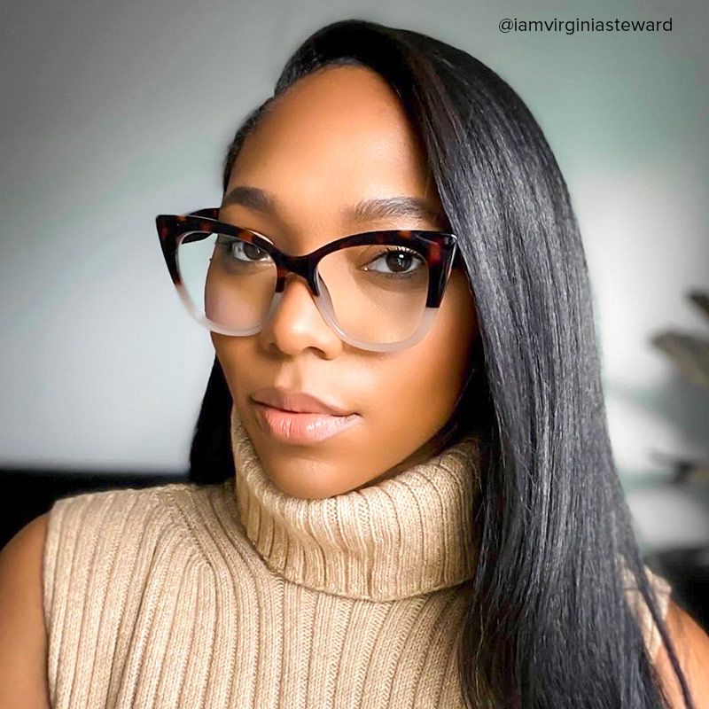 Royster Cateye Tawny Glasses | Zeelool Glasses