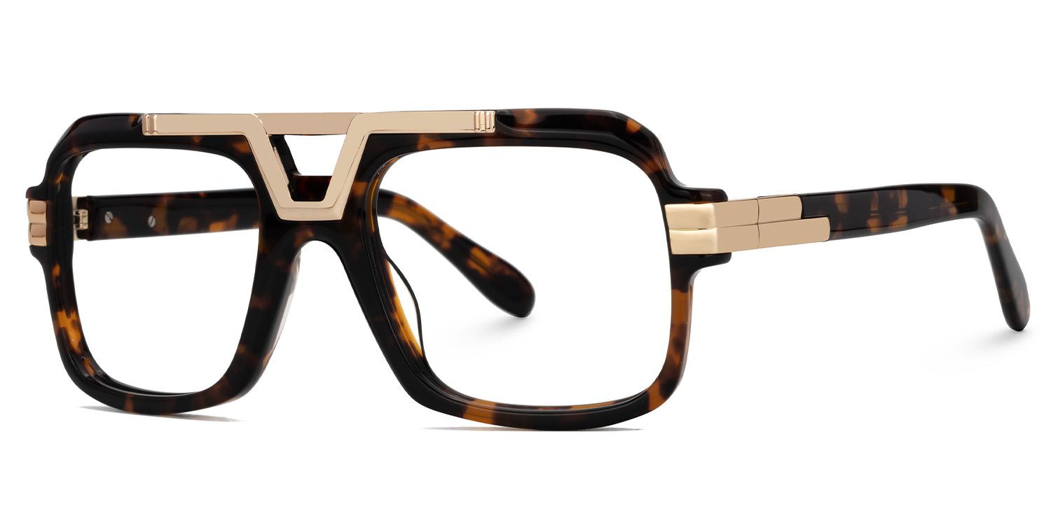 Croswell Acetate Aviator Tortoise Frame Glasses | Zeelool