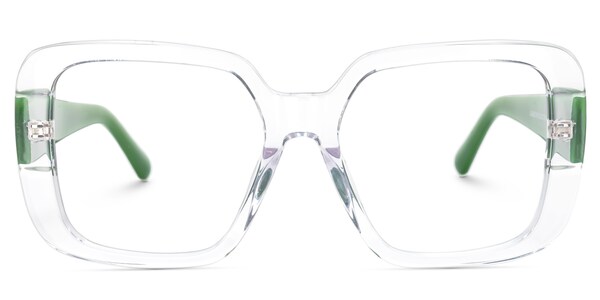 Rectangle Jervis Crystal Glasses deals -Zeelool Glasses