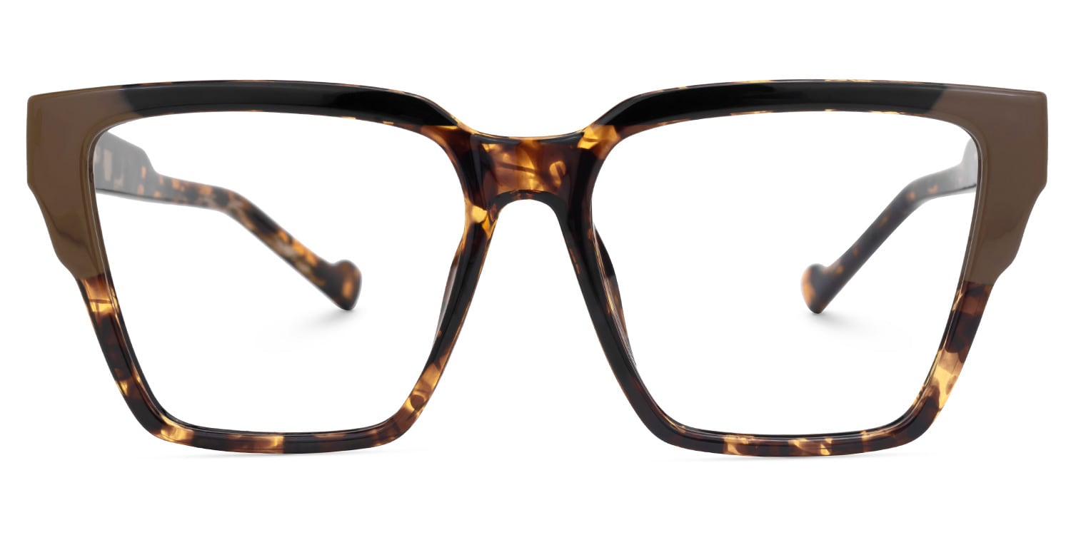 Square Crozier Tortoise Glasses on sale -Zeelool Glasses