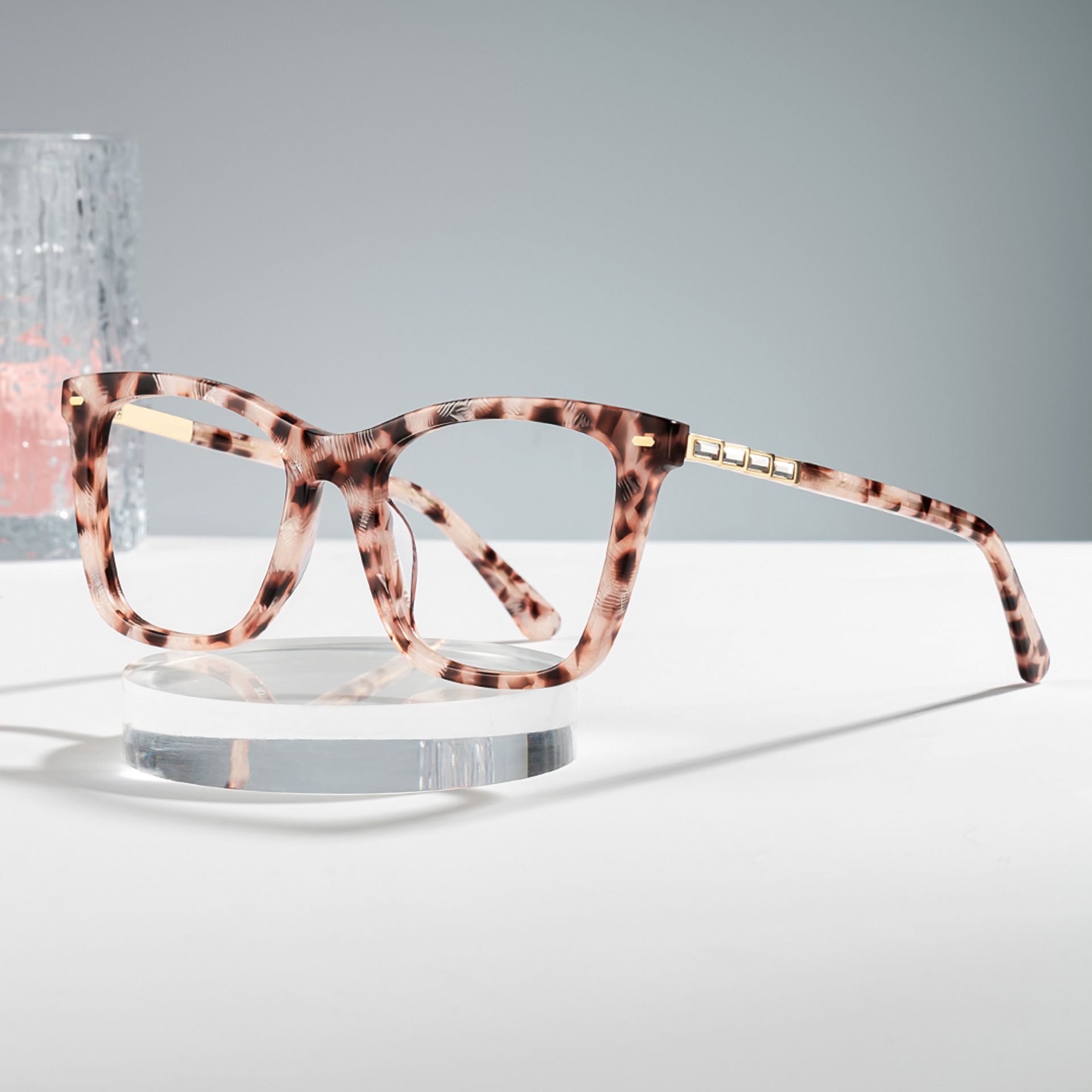 Women's Square Tortoise Frame Glasses