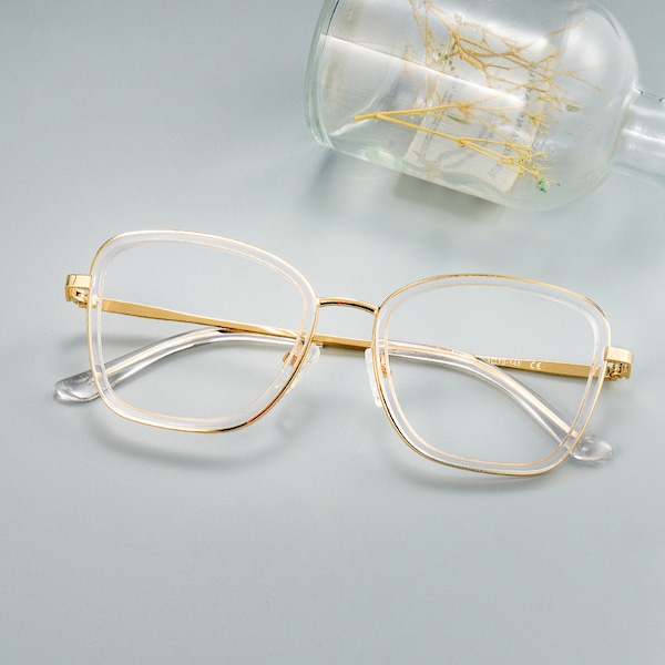 Full Frame Eyeglasses With Metal Rims