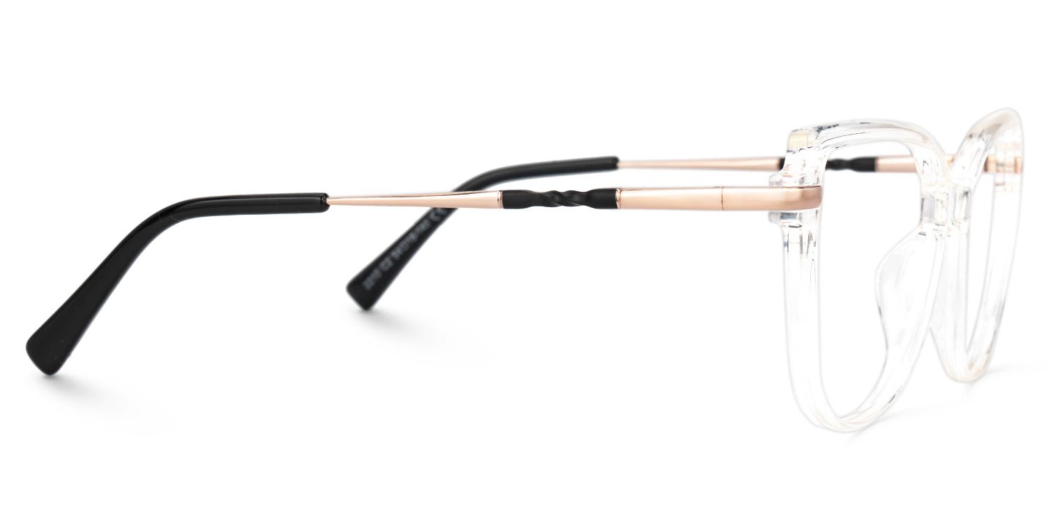 Eisan Thin Clear Clear Eyeglasses with Cat eye | Zeelool