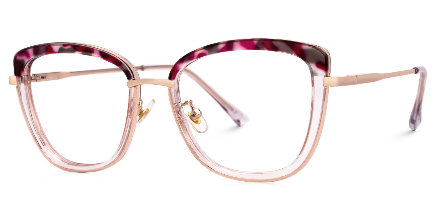 Pink Kaye Cateye Frame Eyeglasses | Zeelool