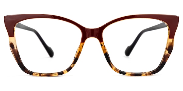 Cateye Gianna Two-Tone Glasses deals -Zeelool Glasses