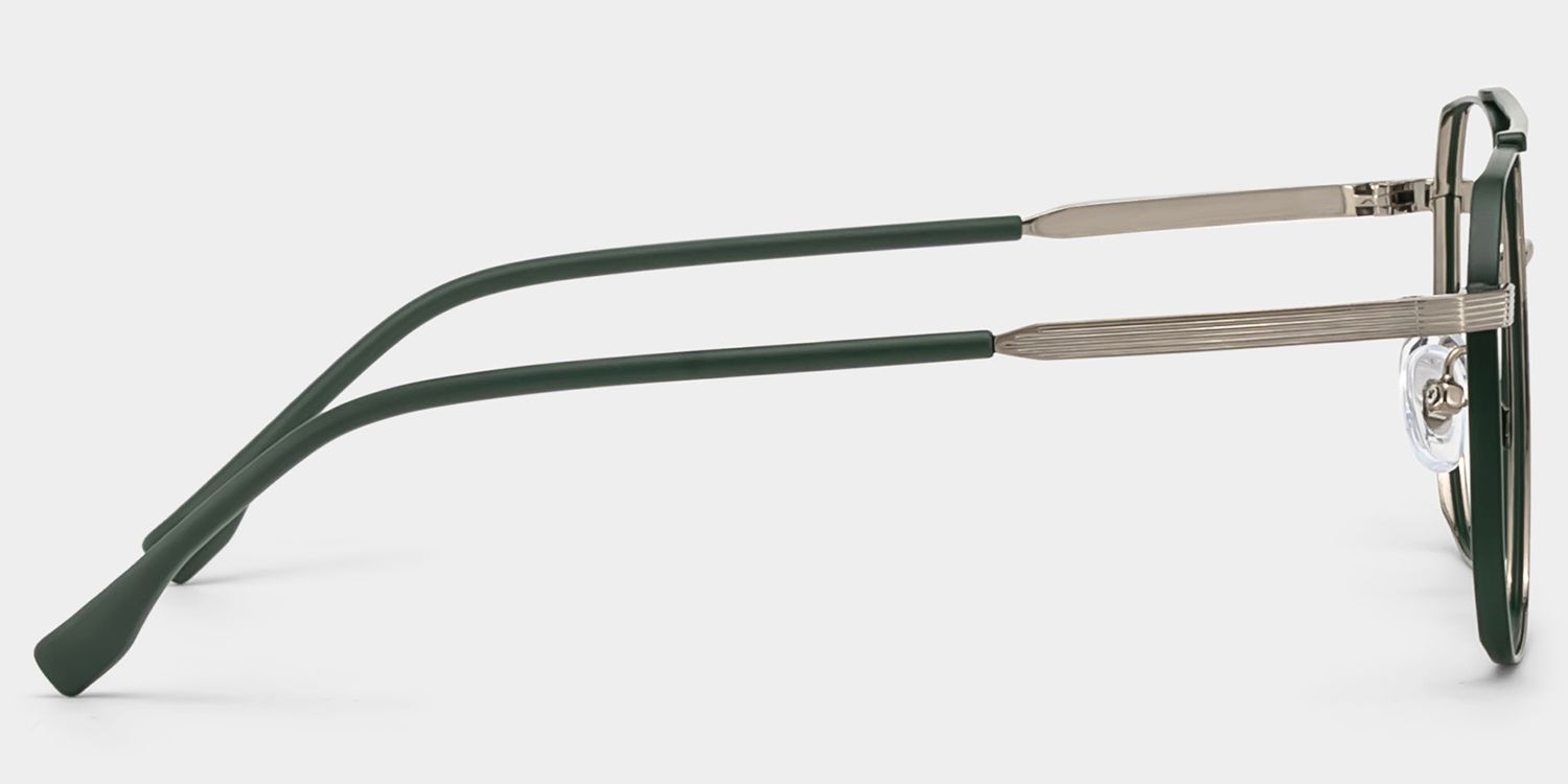 Logan Green Frame Glasses with Aviator Frame Online | ZEELOOL