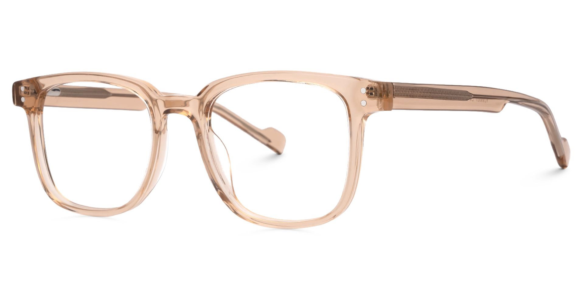 Rectangle Felixe Beige Glasses deals -Zeelool Glasses