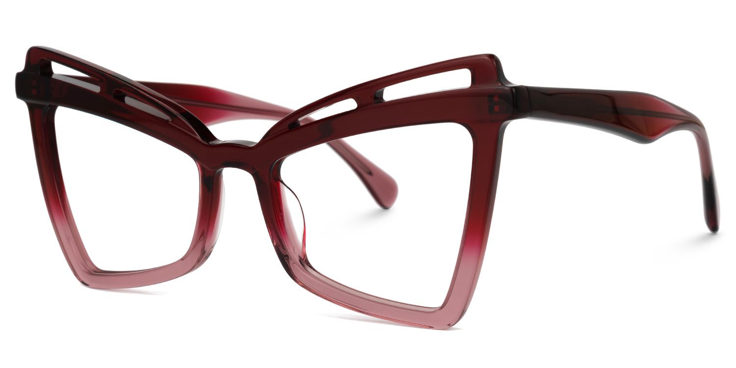Seaborn Cateye Red Glasses