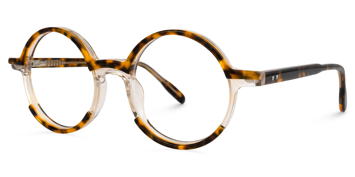 Round Swain Tortoise Glasses deals -Zeelool Glasses