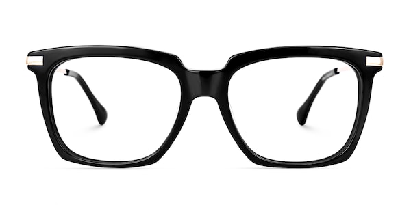 Lythle Rectangle Black Glasses