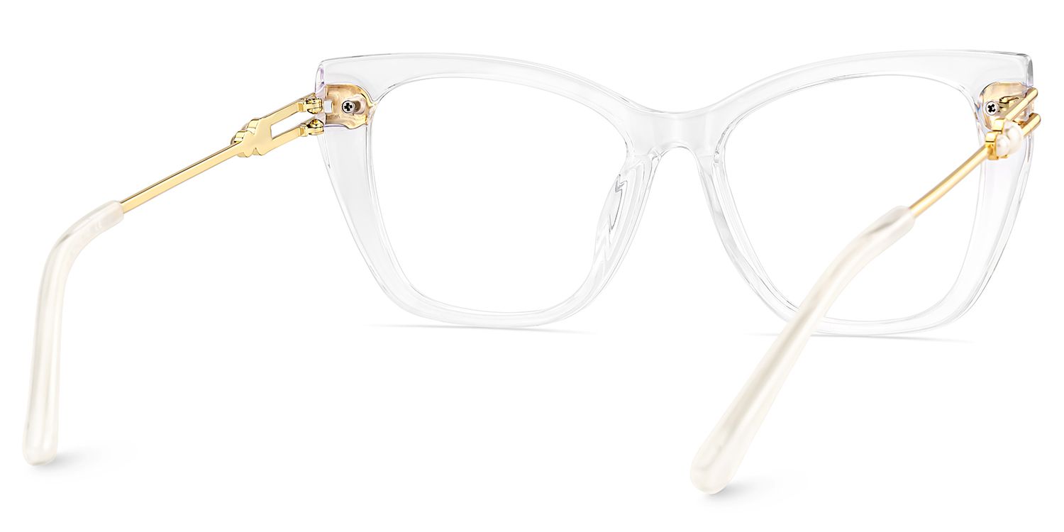 Victor Eyeglasses in Cat eye Crystal Frame | Zeelool