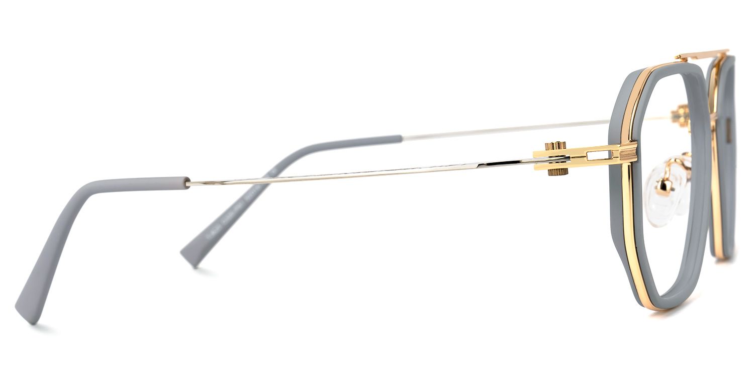 Jesika Aviator Gray Glasses