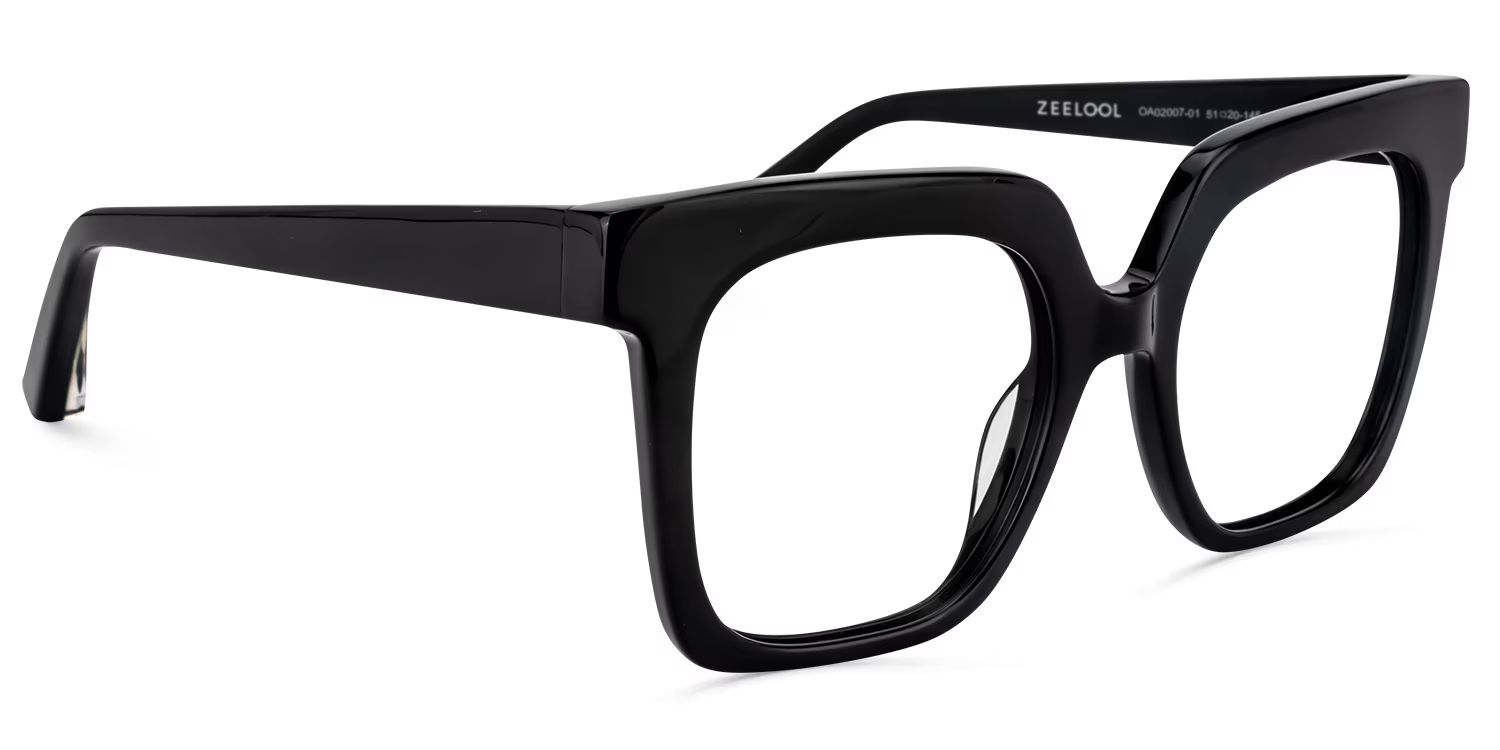 Dexter Square Black Eyeglasses and Glasses Frames