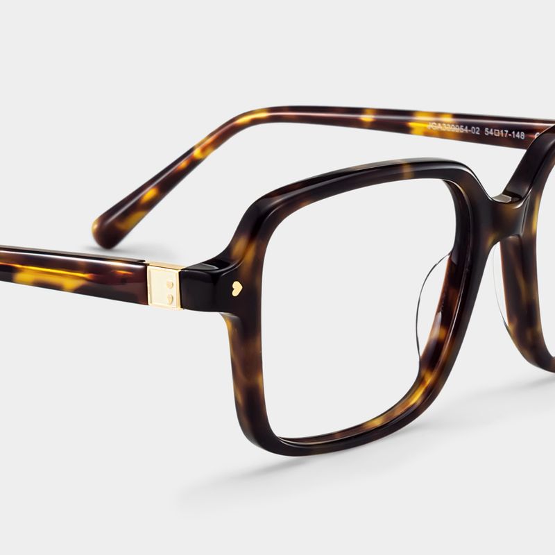 Talia Tortoise Frame Glasses with Square Frame Online | ZEELOOL