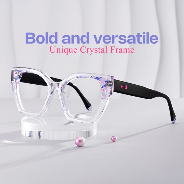 Butterfly Spectacle Frames With Clear Color