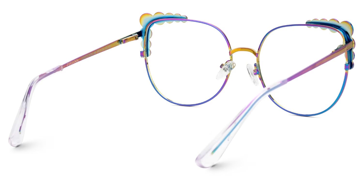 Designer Wallice Glasses in Metal Full-Frame