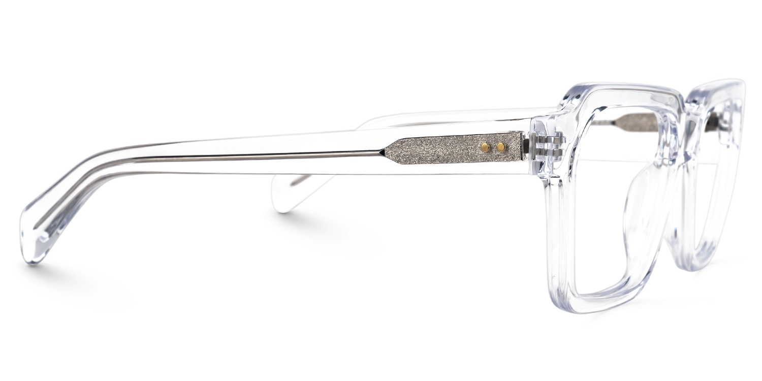 Rectangle Richard Crystal Glasses deals -Zeelool Glasses