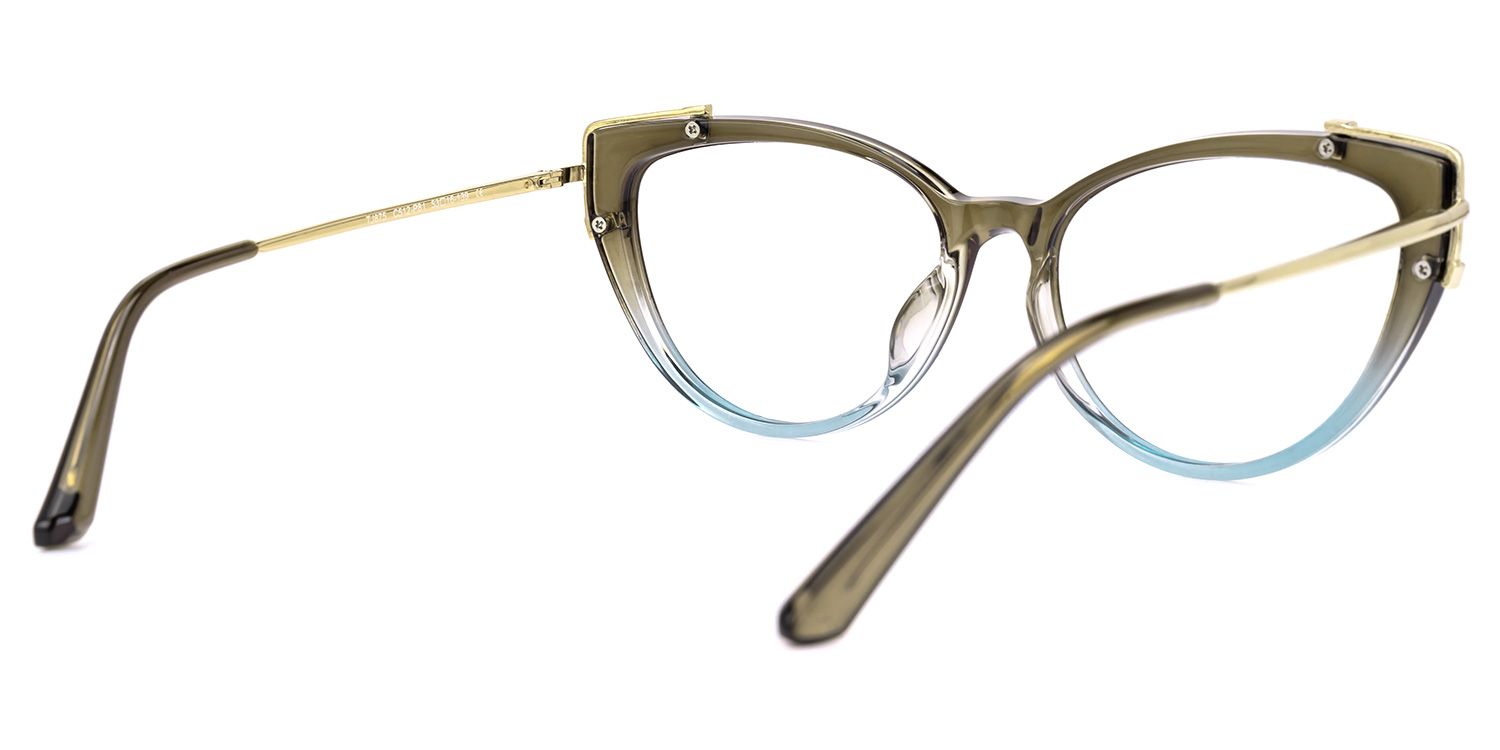 Arielle Cateye Two-Tone Glasses