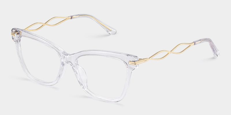 Mason Eyeglasses in Cat eye Crystal Frame | Zeelool