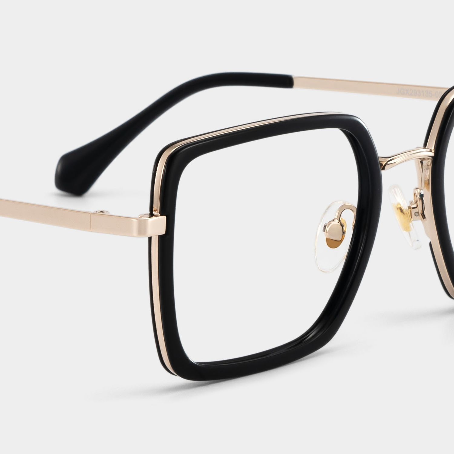 Shane Black Frame Glasses with Square Frame Online | ZEELOOL
