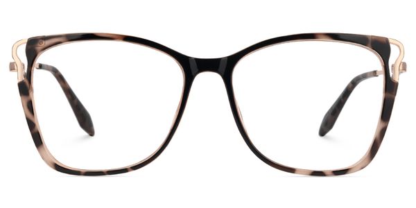 Farria Square Dark Havana Glasses for Women and Men